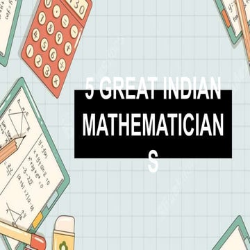 5 Great Indian Mathematicians_Maths.pptx