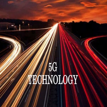 5 G Technology | PPTX | Computer Networking | Computing