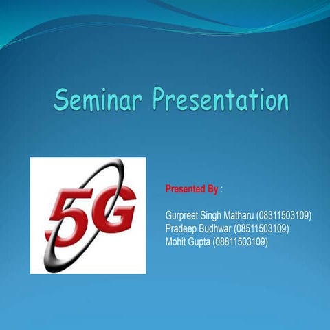 5G Technology PPT.ppt