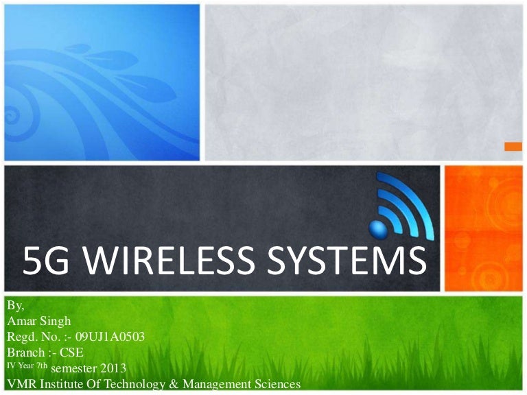 5g wireless systems