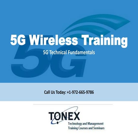 5G Wireless Training & Technical Fundamentals | PPT