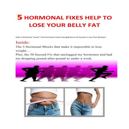 5 hormonal fixes help to lose your belly fat | PDF