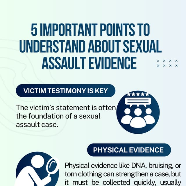 Important Points to Understand About Sexual Assault Evidence | PDF