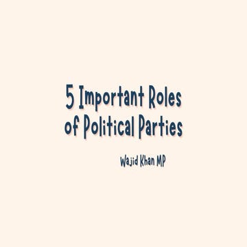 5 Important Roles of Political Parties.pptx