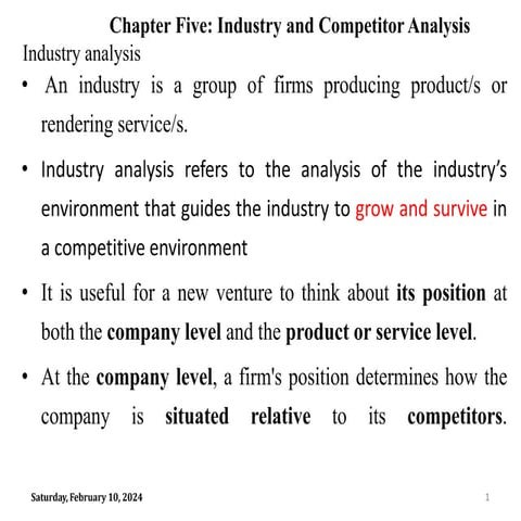 5 Industry and Competitor Analysis EDITED_102417.pptx