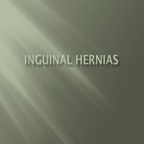 5 Inguinal hernias.pdf by student medici | PPT