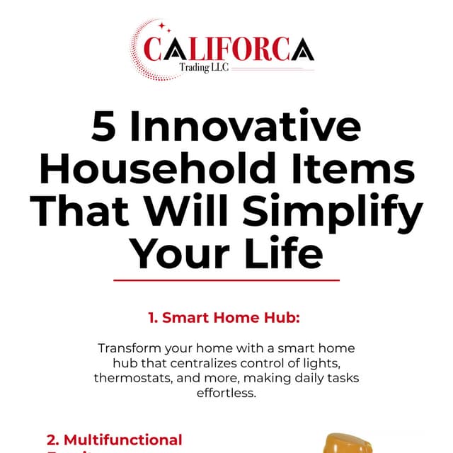 5 Innovative Household Items That Will Simplify Your Life | PDF