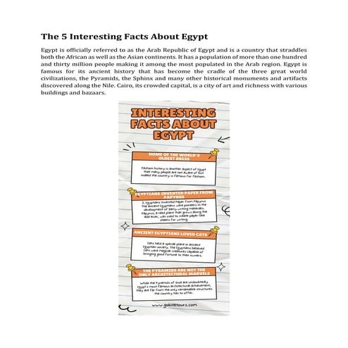 The Five Interesting Facts About Egypt.pdf