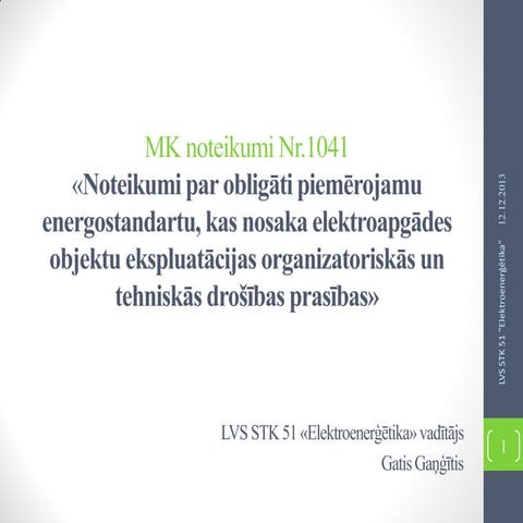 Jaunie MK noteikumi par drošības prasībām elektroietaisēs | PDF