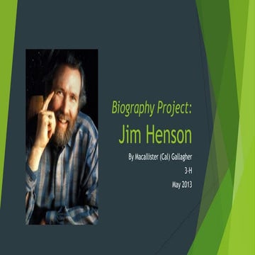 5 jim henson cal_5-10 | PPT