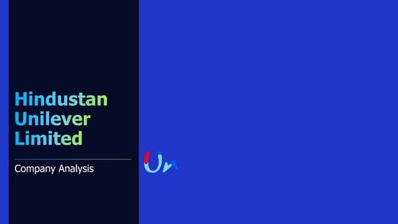 Surf Excel Hul Analysis 2020 Ppt