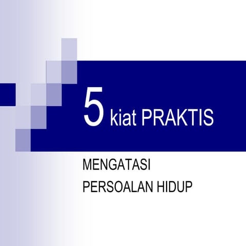 5 kiat praktis baru | PPT