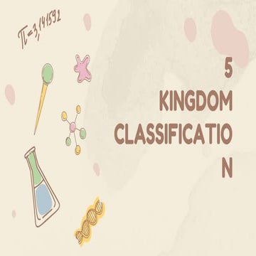 Five kingdom Classification | PPT