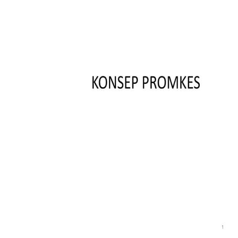 (5)konsep promkes | PPTX