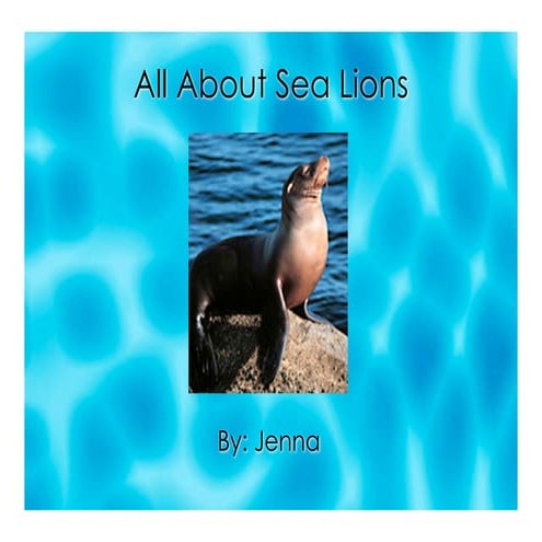 5 L All About Sea Lions | PPT