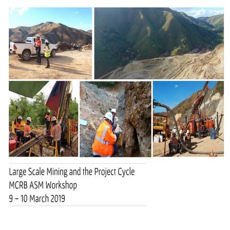 5 Large-Scale Mining and project cycle - Geoff Lowe Iimda | PPT