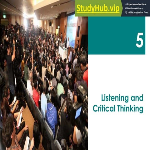 5 Listening And Critical Thinking Pdf Digital Audio Computer Software And Applications