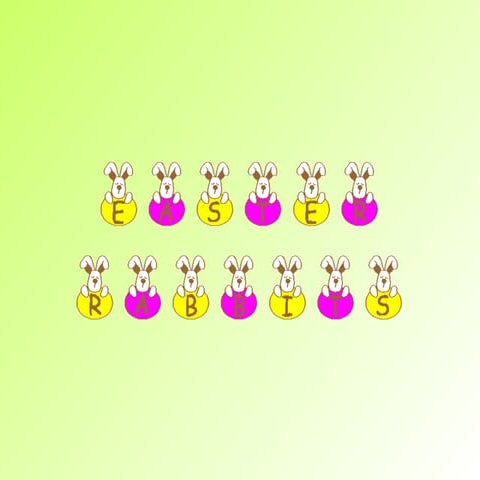 Five little Easter rabbits | PPS