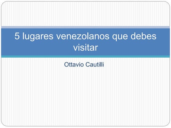 Ottavio cautilli tigres | PPTX