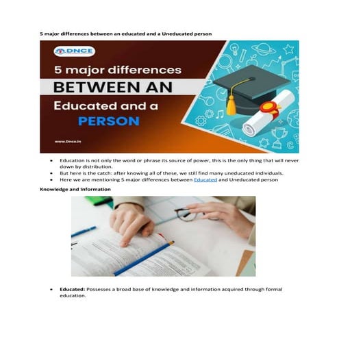 5 major differences between an educated and a Uneducated person.docx