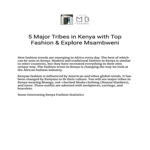 5 Major Tribes in Kenya with Top Fashion & Explore Msambweni.docx.pdf