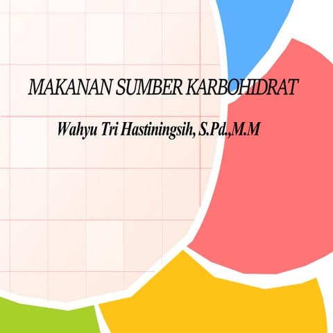 Karbohidrat merupakan salah satu makronutrien penting yang dibutuhkan ...