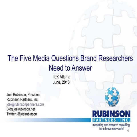 5 media questions i ie x 2016 rubinson vf | PPT