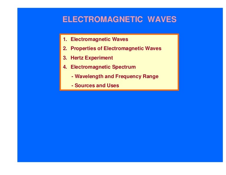 5m electromagnetic waves