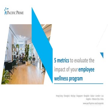 5 metrics to evaluate the impact of your employee wellness program | PPT