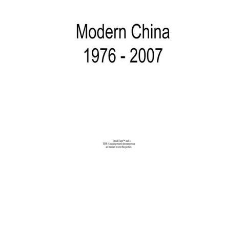 Modern China | PPT