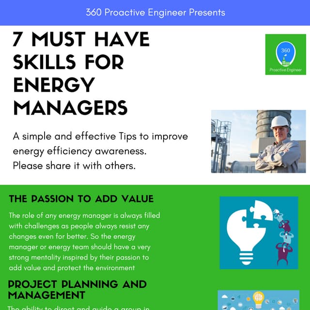 7 Must have skills for energy managers | PDF