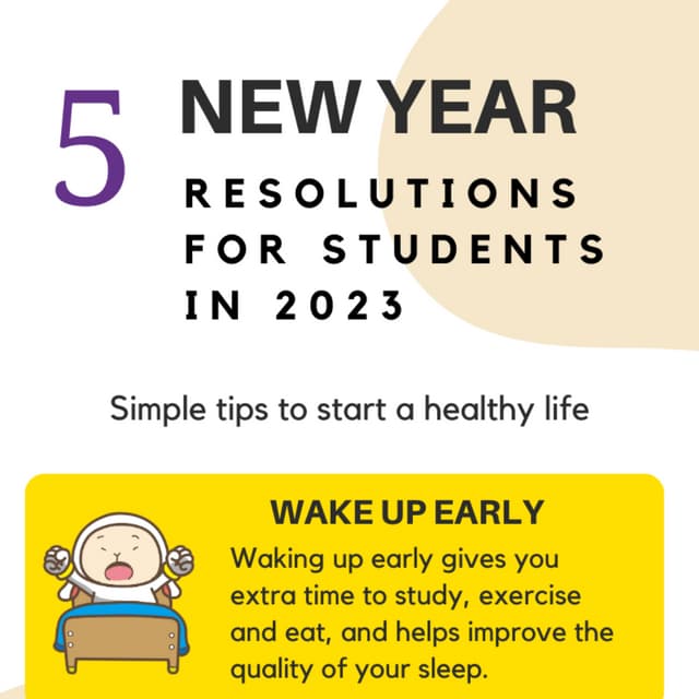 5 New year resolution for students | PDF