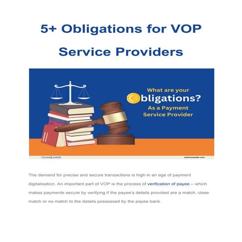 5+ Obligations for VOP Service Providers.pdf