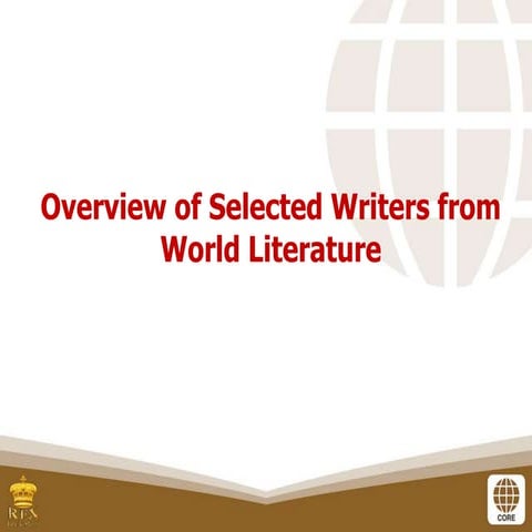 WORLD LITERATURE | PDF