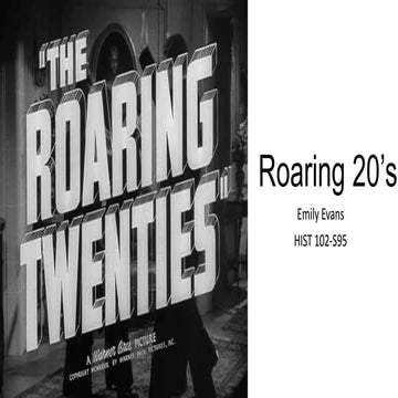 The Roaring Twenties in Canada Powerpoint | PPTX