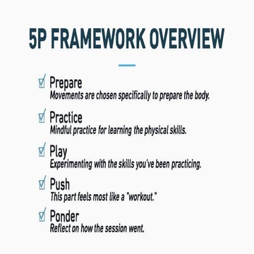 5P Framework | PPT