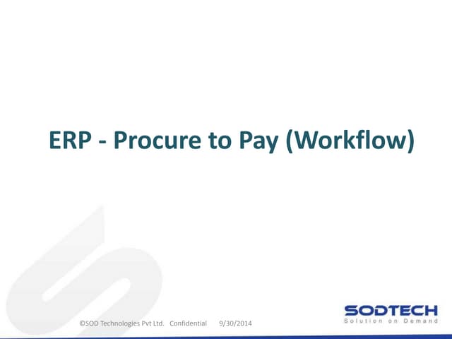 Procure to pay process ppt | PPT | Logistics | Business
