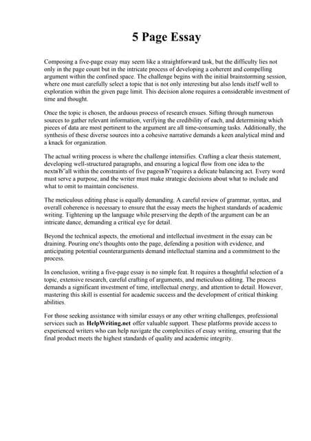 5 Paragraph Essay Outline.pdf | Homework and Study | Education