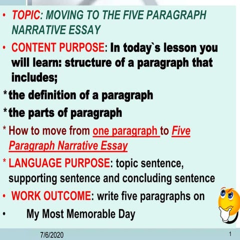5para essay | PPT