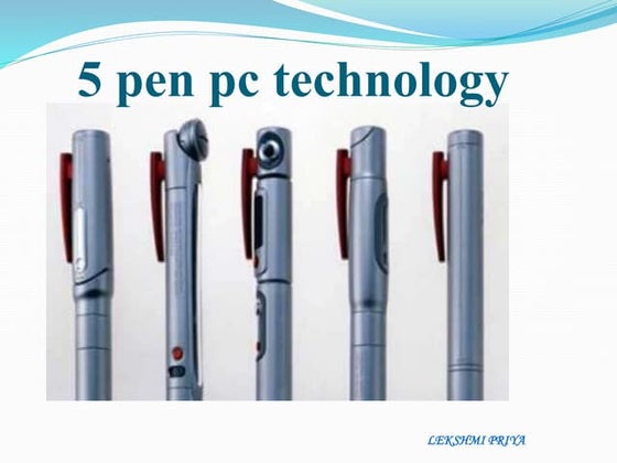 5 pen-pc-technology complete ppt | PPTX | Computer Peripherals | Computing