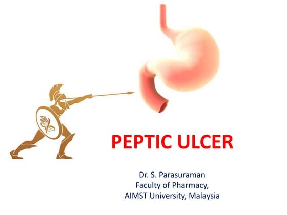 Pathophysiology of Peptic ulcer | PPT