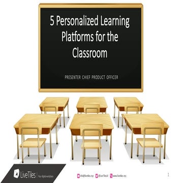 5 personalized learning platforms for the classroom | PDF