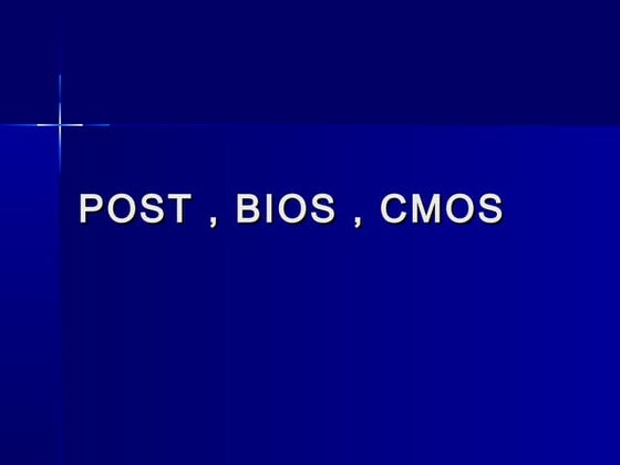 Bioscmos, post, boot | PPT