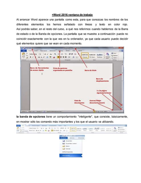Manual contextual word pad. Practico | PDF