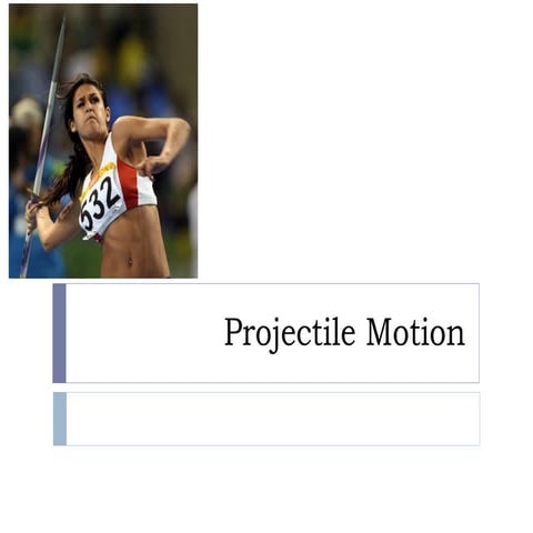 (5) projectile motion | PPT