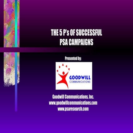 How To Guide- PSA's | PPTX