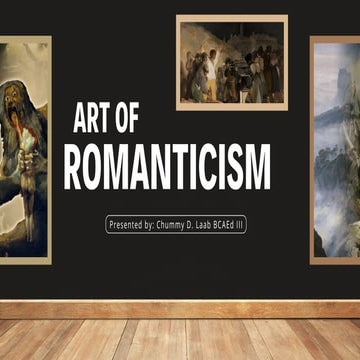 SLIDESHARE. ART OF THE ROMANTIC PERIOD/ROMANTICISM Art | PDF