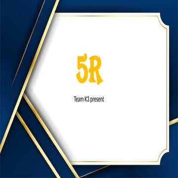Penerapan 5R ditempat kerja | PPTX