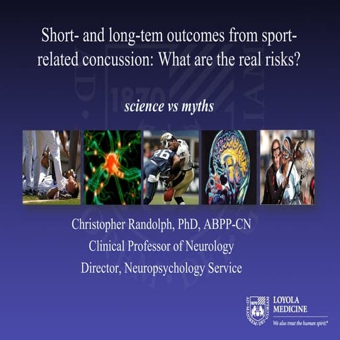 Short and Long-term Outcomes from Sport-related Concussions: What Are ...