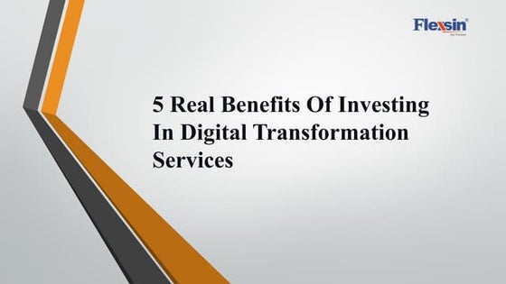 Advantages of Digital Transformation Services | PDF